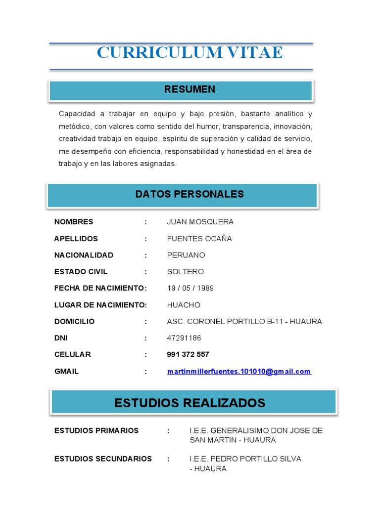 Curriculum Vitae 2023 | PDF