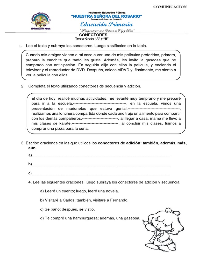 Practica Conectores | PDF | Alimentos