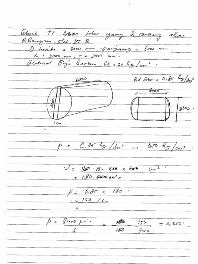 Kekuatan Tangki timbun | PDF