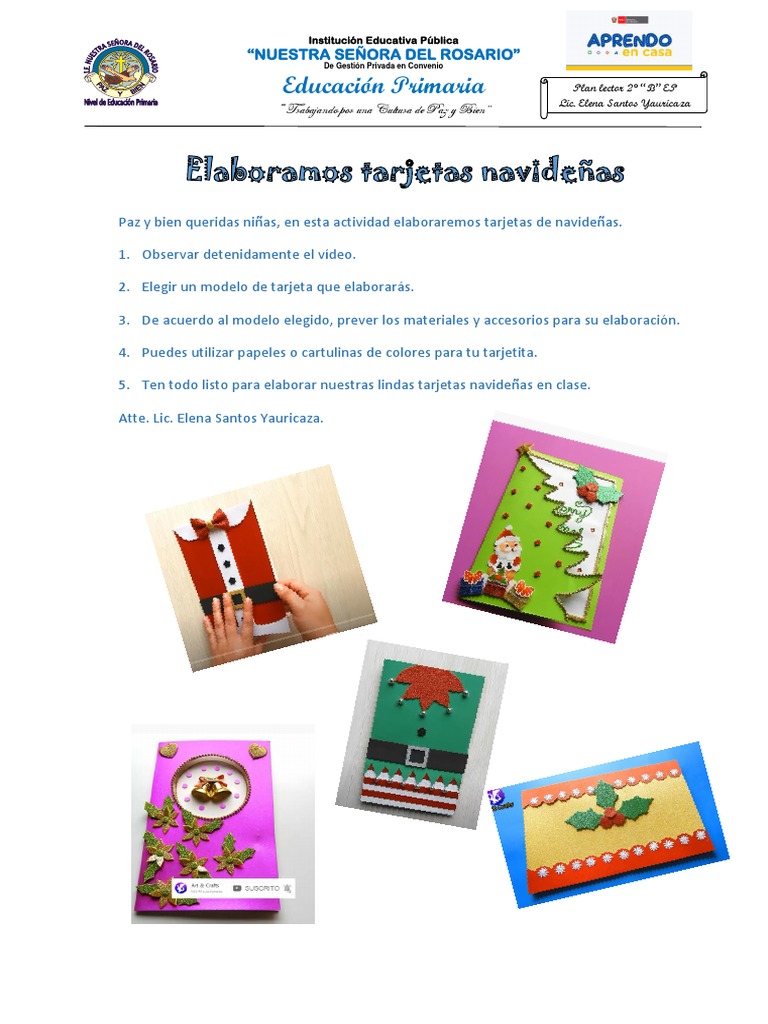 Tarjetas Navideñas | PDF