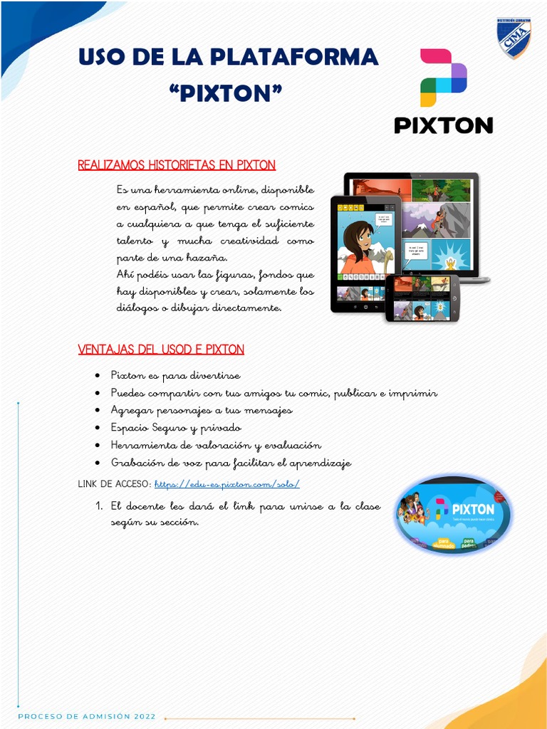 Conocemos Pixton | PDF | Cómics