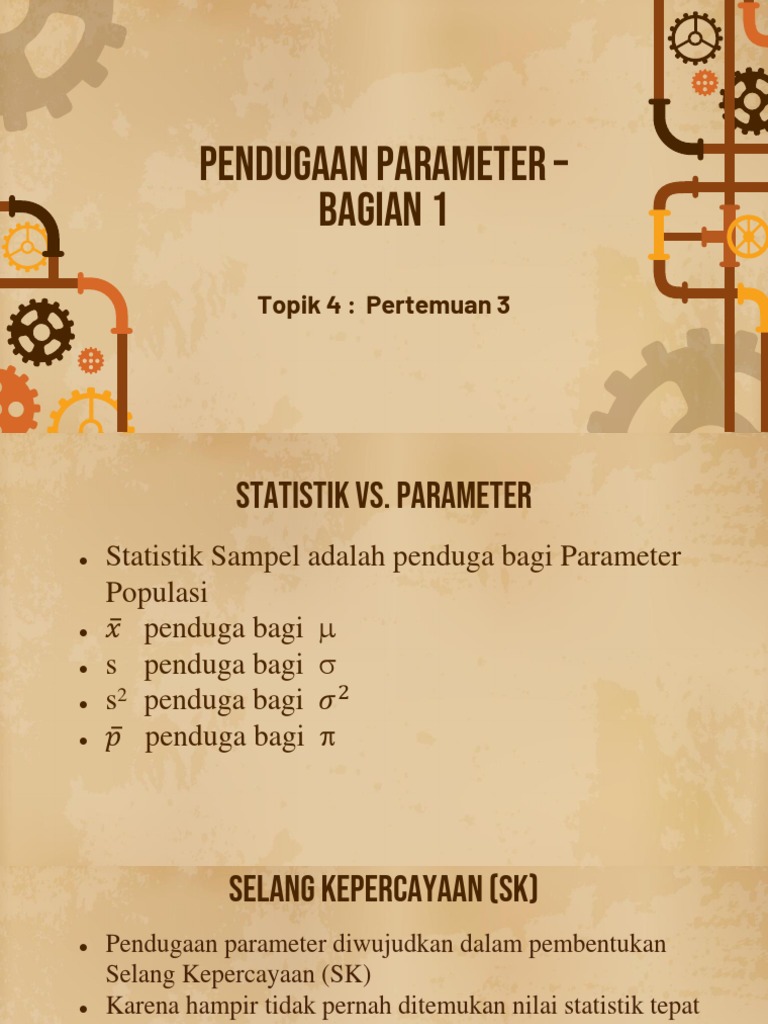 04 Pendugaan Parameter Bagian1 | PDF