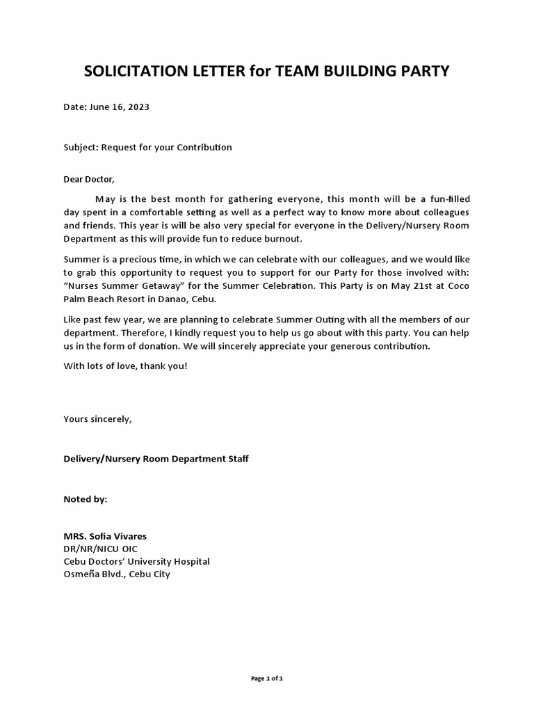 Christmas Solicitation 2 | PDF