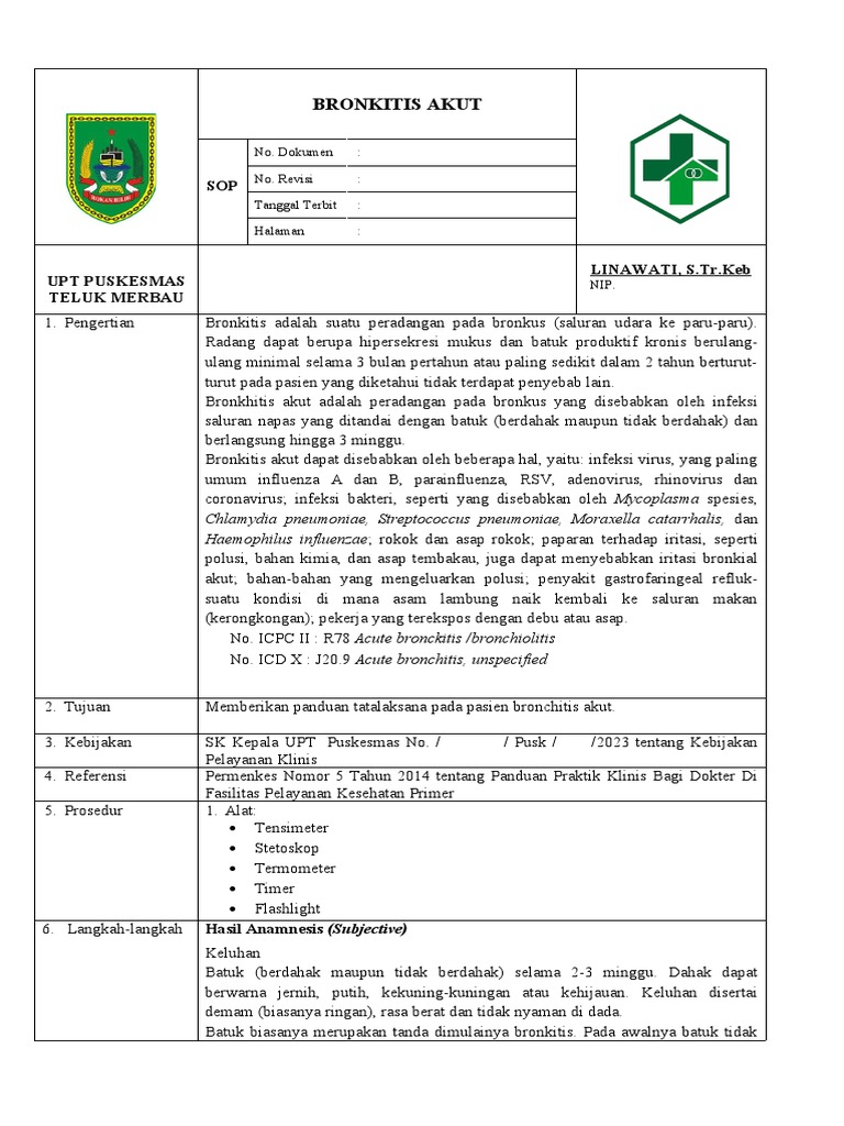 Bronkitis Akut | PDF