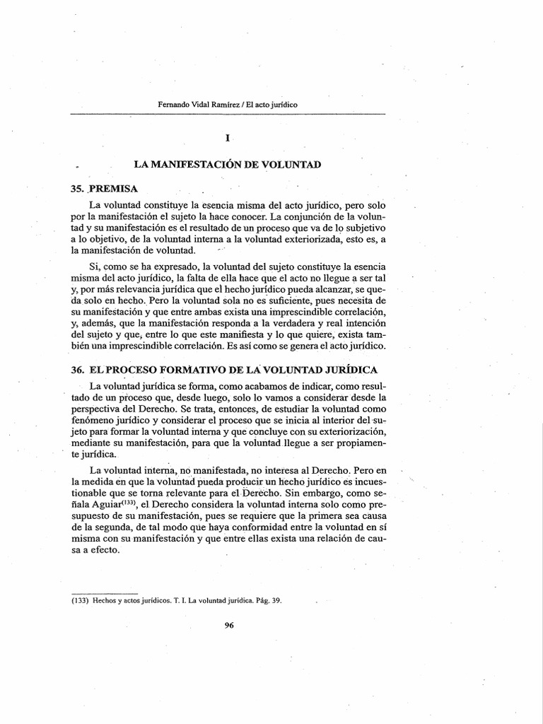 Acto Jurídico Fernando Vidal Ramírez | PDF | Justicia | Crimen y violencia