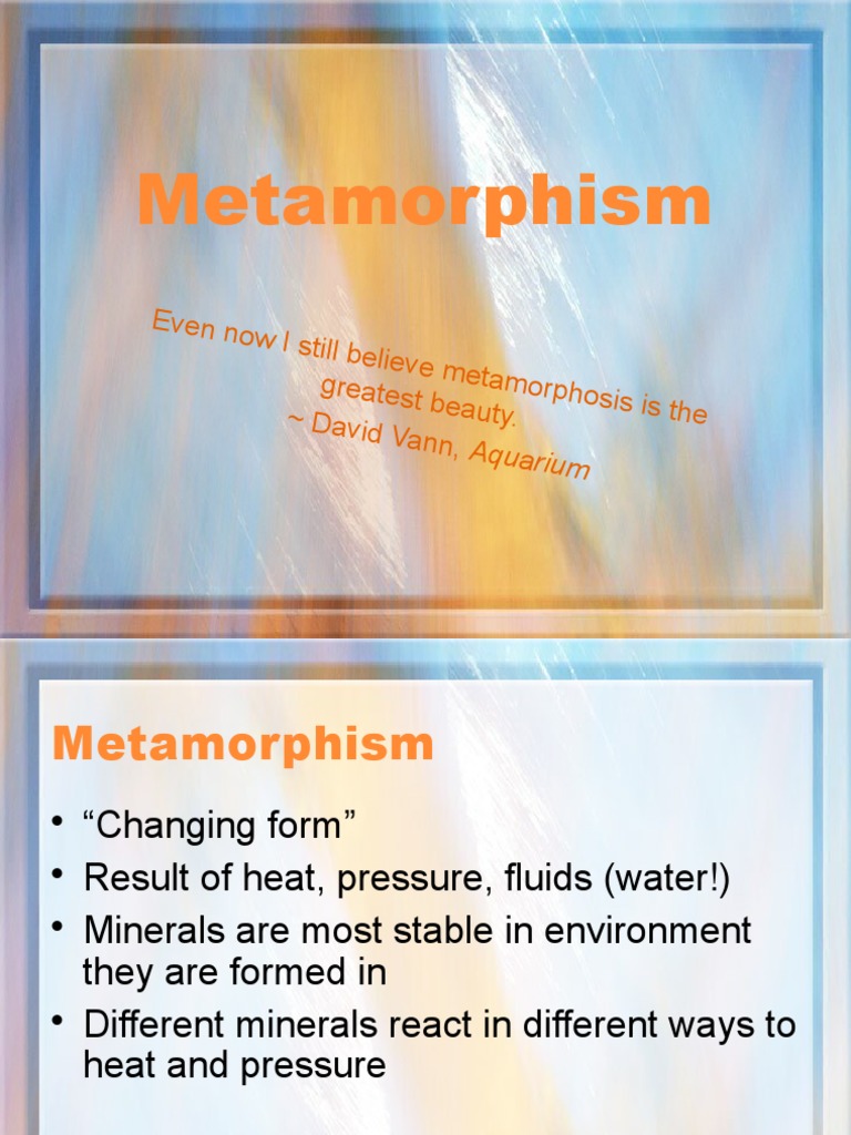 24 Metamorphism | PDF | Rock (Geology) | Igneous Rock