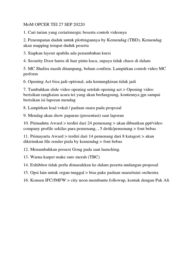 Mom Opcer Tei 27 Sep 2022 | PDF