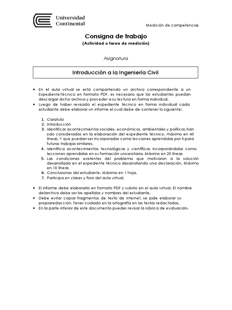 Consigna | PDF