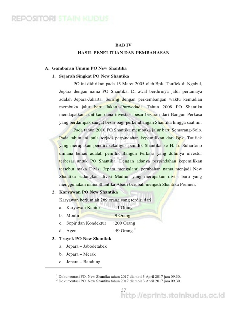 Bab Iv Baru | PDF | Karier & Perkembangan | Bisnis