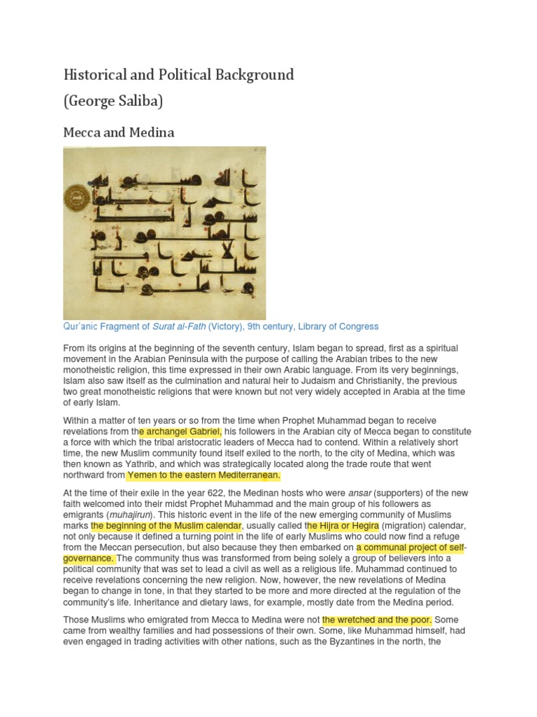 George Saliba_Historical and Political, Mathematics, Astronomy | PDF ...