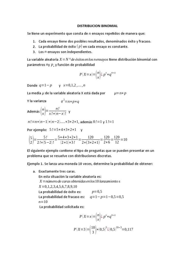 Distribucion Binomial y Poisson | PDF