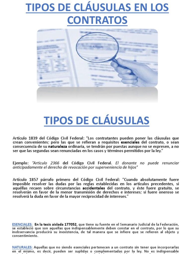 2.2 Clausulas Contractuales | PDF