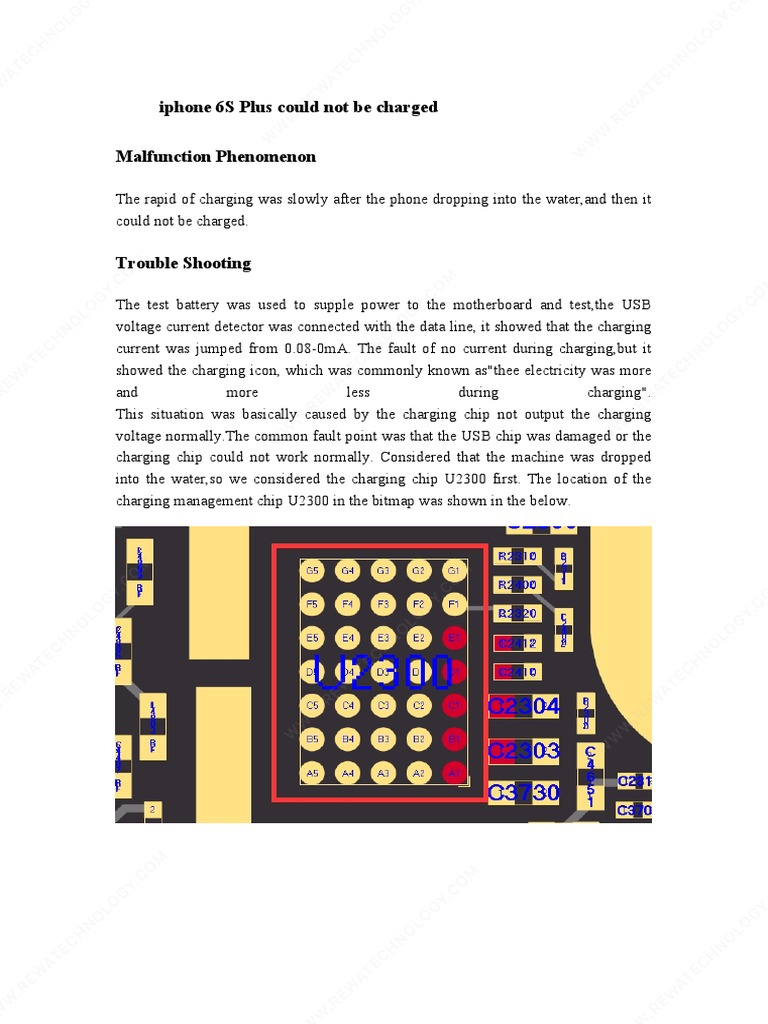 iPhone 6S Plus Charging Issues Fix | PDF | Electrical Engineering ...