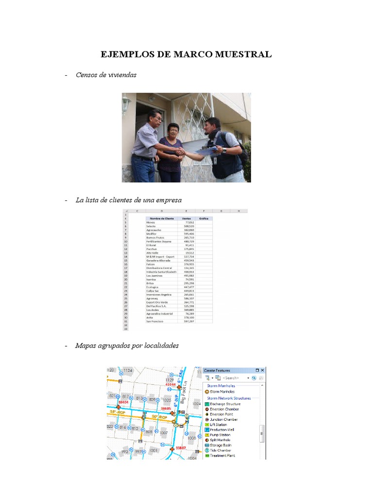 Ejemplos de Marco Muestral | PDF
