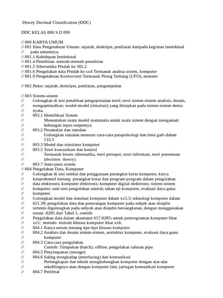 DDC | PDF