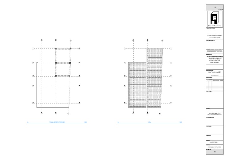 101. PLANTA ESTRUCTURAL Y DE CUBIERTAS | PDF