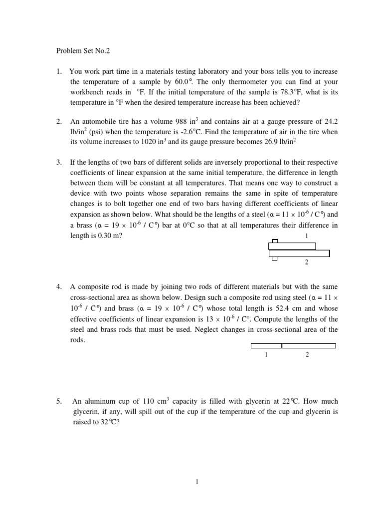 Problem Set No 2 | PDF | Home & Garden | Science & Mathematics