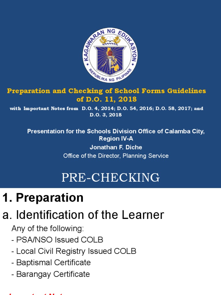 Preparation and Checking of School Forms SY2022-2023 | PDF | Computing