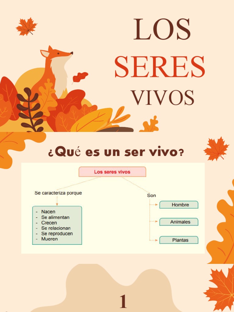 Diferencias entre Seres Vivos y No Vivos | PDF