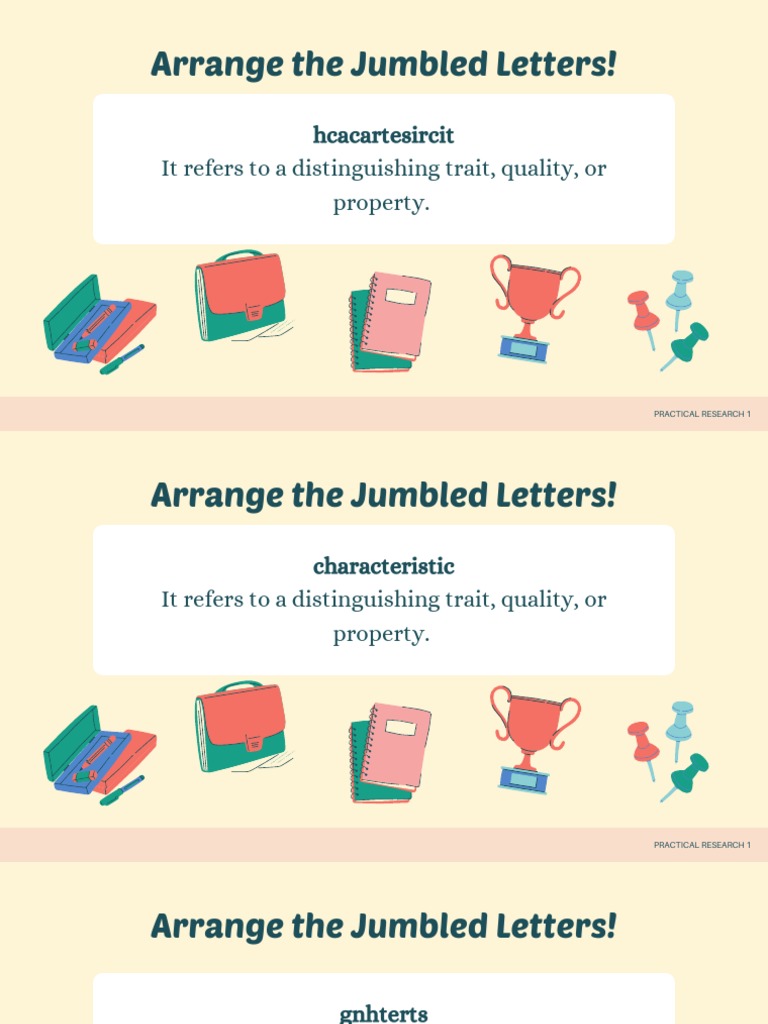 Jumbled Letters in Qualitative Research | PDF | Self-Improvement | Science & Mathematics