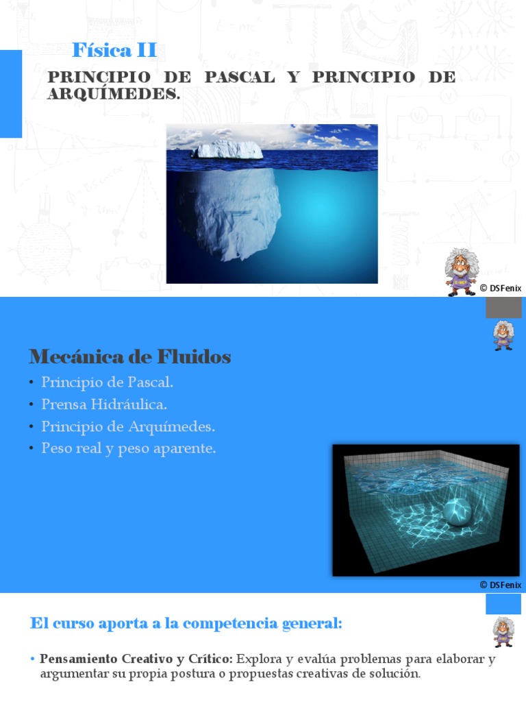 Tema - Principio de Pascal y Arquimedes | PDF | Ciencias fisicas