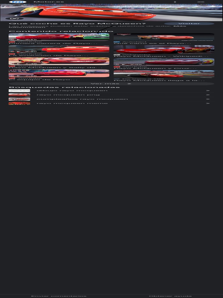 Imagen de Rayo Mcqueen - Buscar Con Google | PDF | Youtube