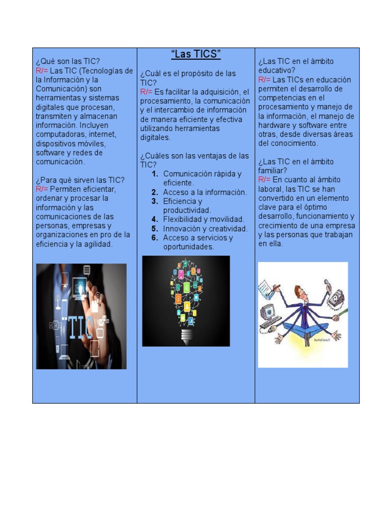 Qué son las TIC | PDF