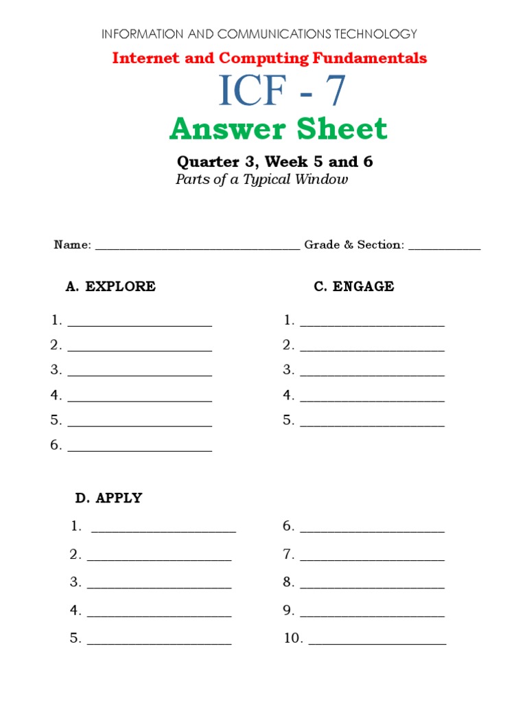 ICF 7, Q3, Week 5-6 (FINAL) | PDF ICF 7, Q3, Week 5-6 (FINAL) | PDF