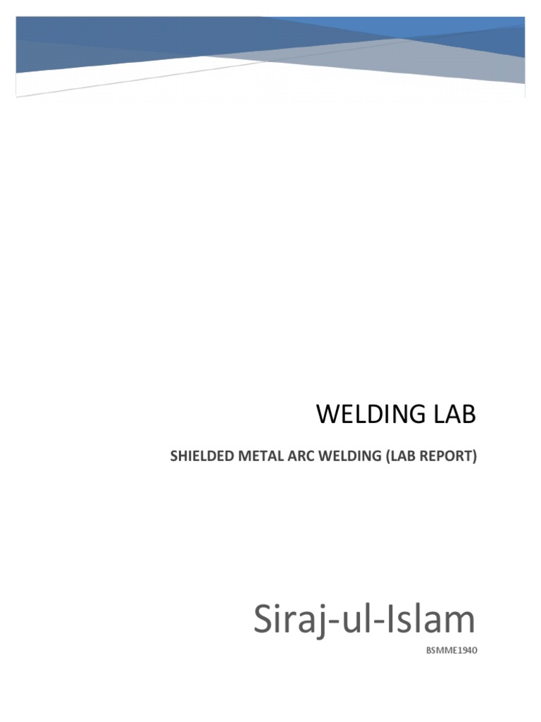 Shielded Metal Arc Welding | PDF | Construction | Welding