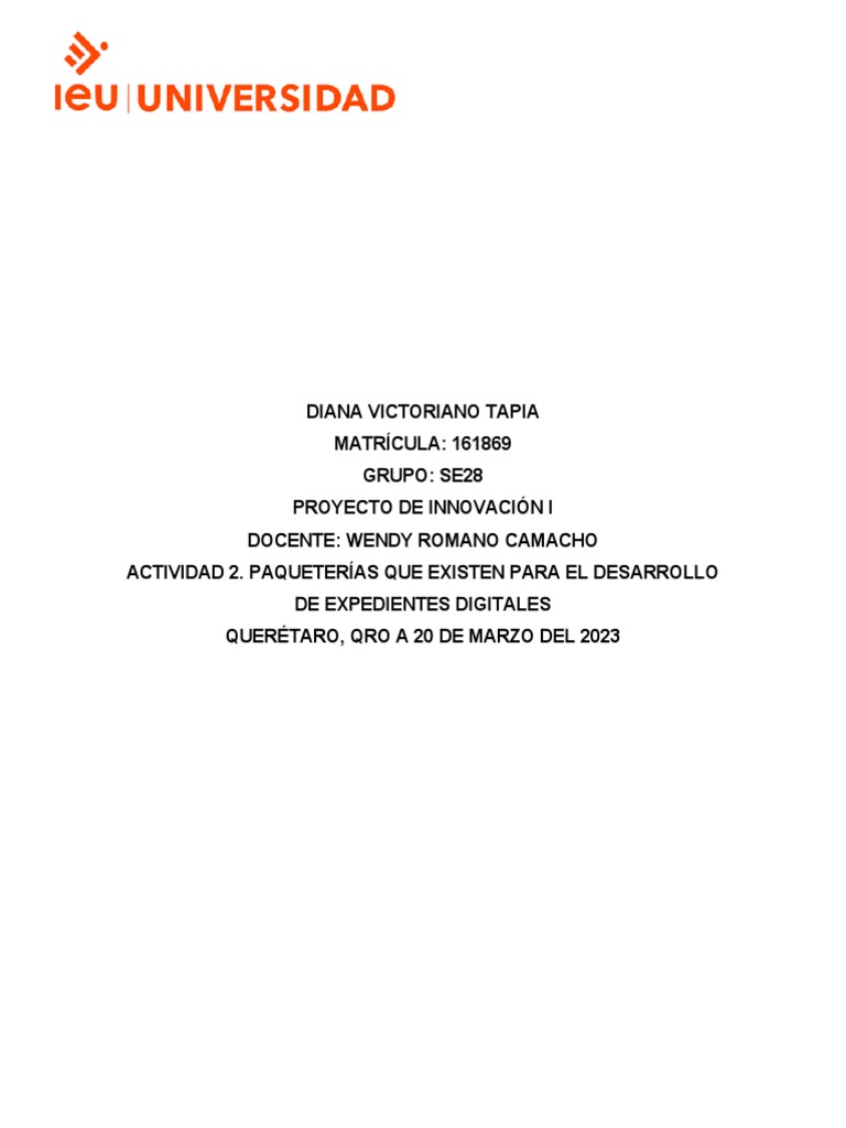 Victoriano Diana Act2 | PDF | Software | Software de la aplicacion