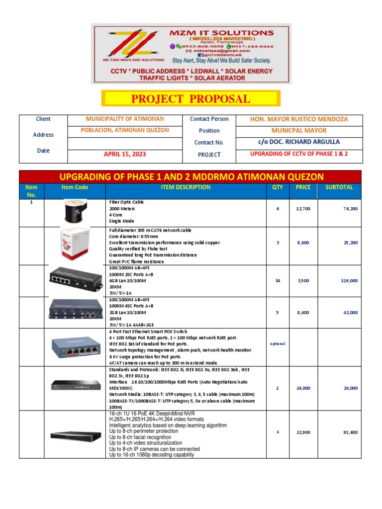 Atimonan Mdrrmo Upgrading Phase 1 Phase 2 | PDF | Technology & Engineering