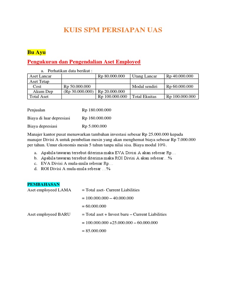 Kuis-Kuis SPM SBLM Uas | PDF