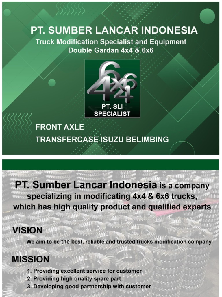 Katalog Sli 4X4 Transfercase Isuzu Belimbing | PDF