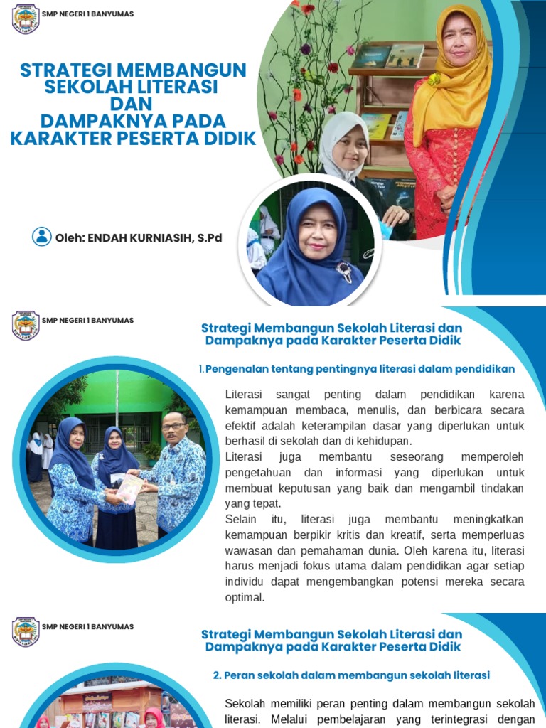 Strategi Membangun Sekolah Literasi Dan Dampaknya Pada Karakter Peserta ... Strategi Membangun Sekolah Literasi Dan Dampaknya Pada Karakter Peserta ...