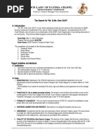 Guidelines and Pageant Mechanics | PDF | Sports & Recreation | Social ...
