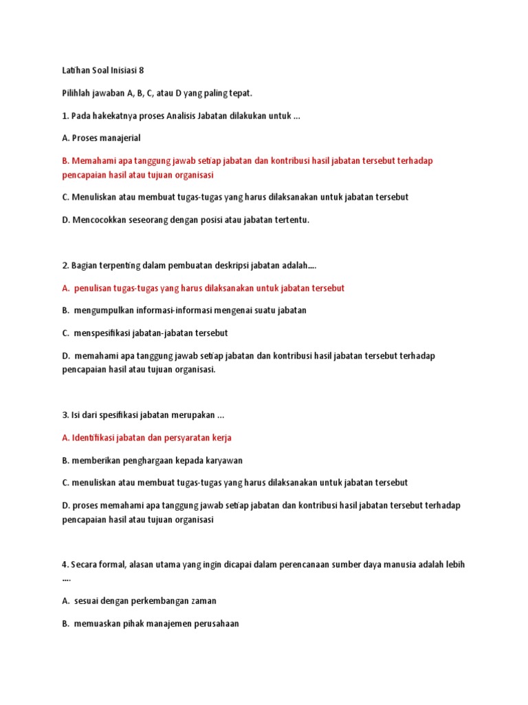 Diskusi 8 MSDM | PDF