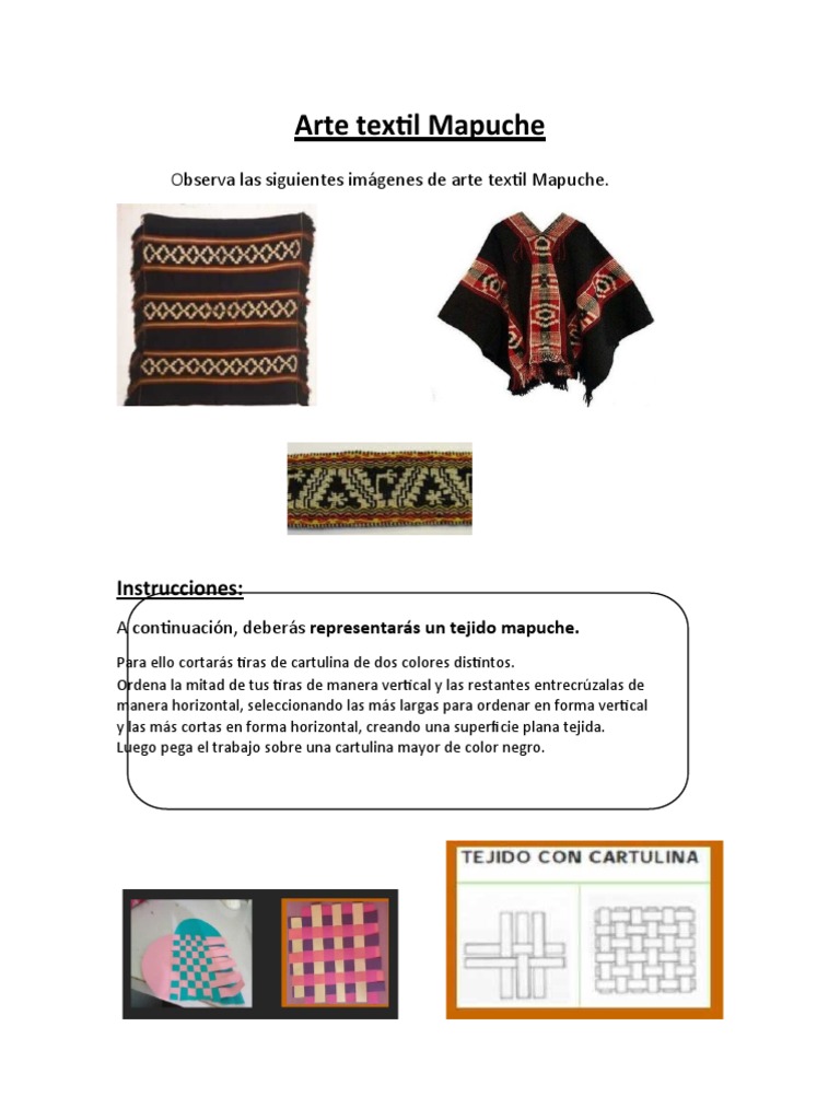 Arte Textil Mapuche Pdf