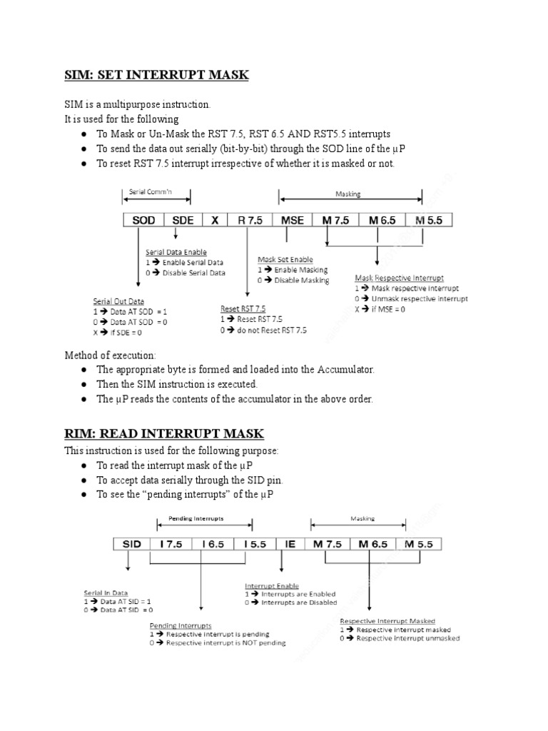 Sim and Rim Instructions | PDF