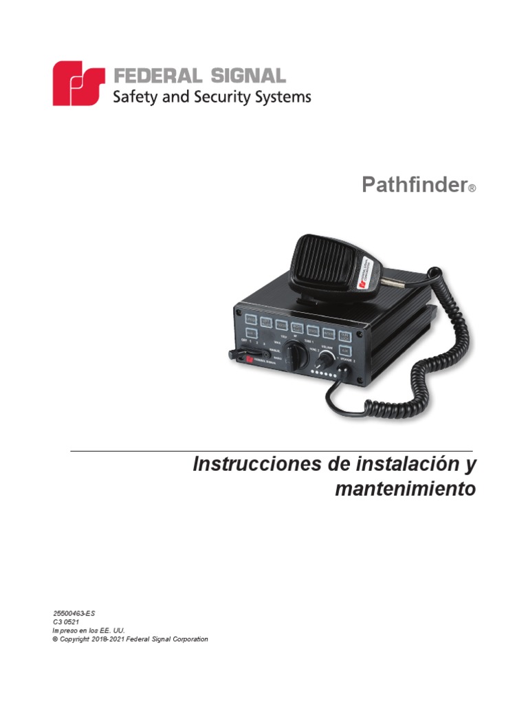 Pathfinder Spanish Manual l 25500463-ES | PDF | Altoparlante | Relé
