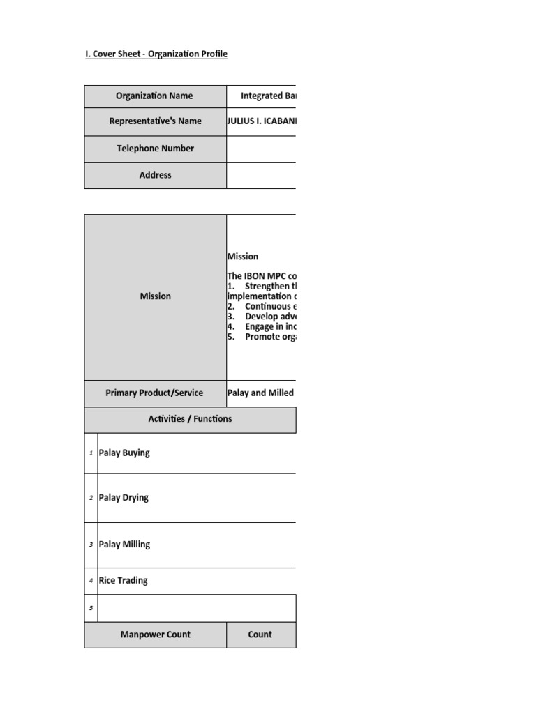BCP Template F2C2 | PDF