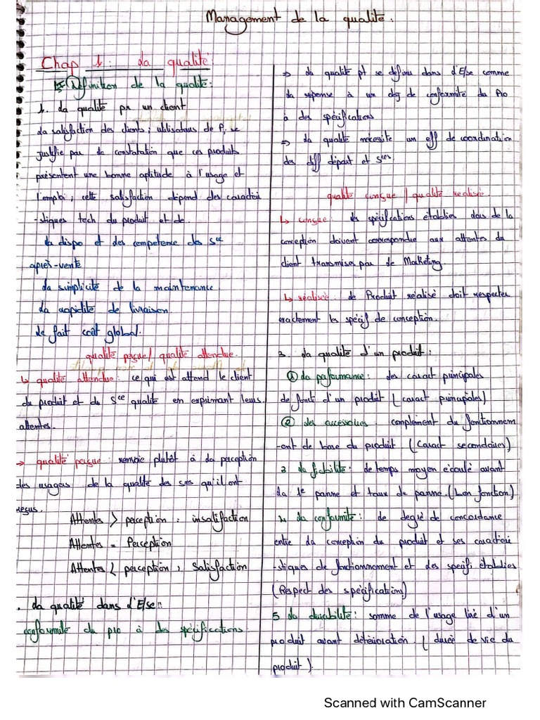 MQ Chap 1 Et 2 | PDF