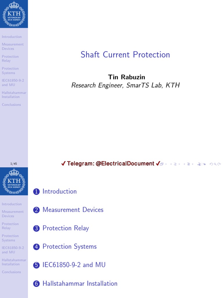 Shaft Current Protection | PDF