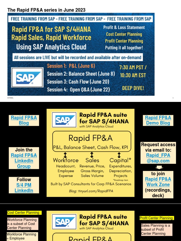 Rapid FPA Suite Financial Statement Training June 2023 | PDF | Income Statement | Financial Analyst