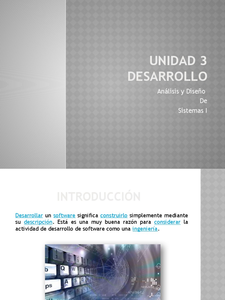 U3 Desarrollo AyDS1 | PDF | Ciclo de vida de la versión de software ...
