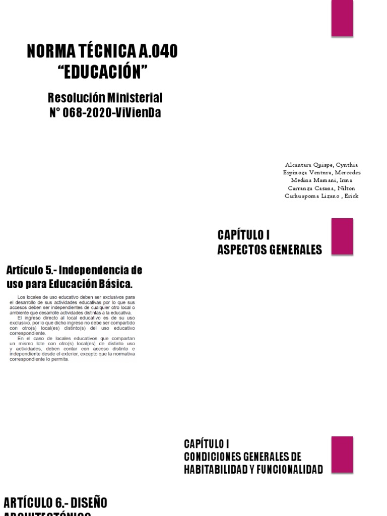 Análisis de la norma A 040 | PDF