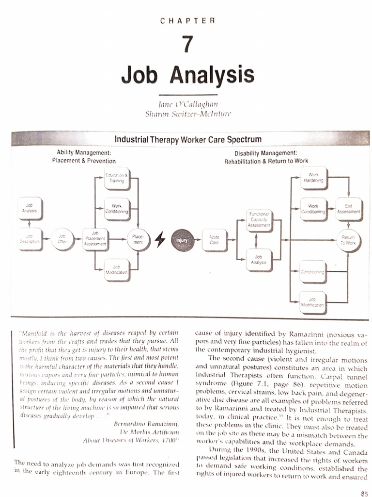 Chapter 7 Job Analysis | PDF | Employment | Americans With Disabilities ...