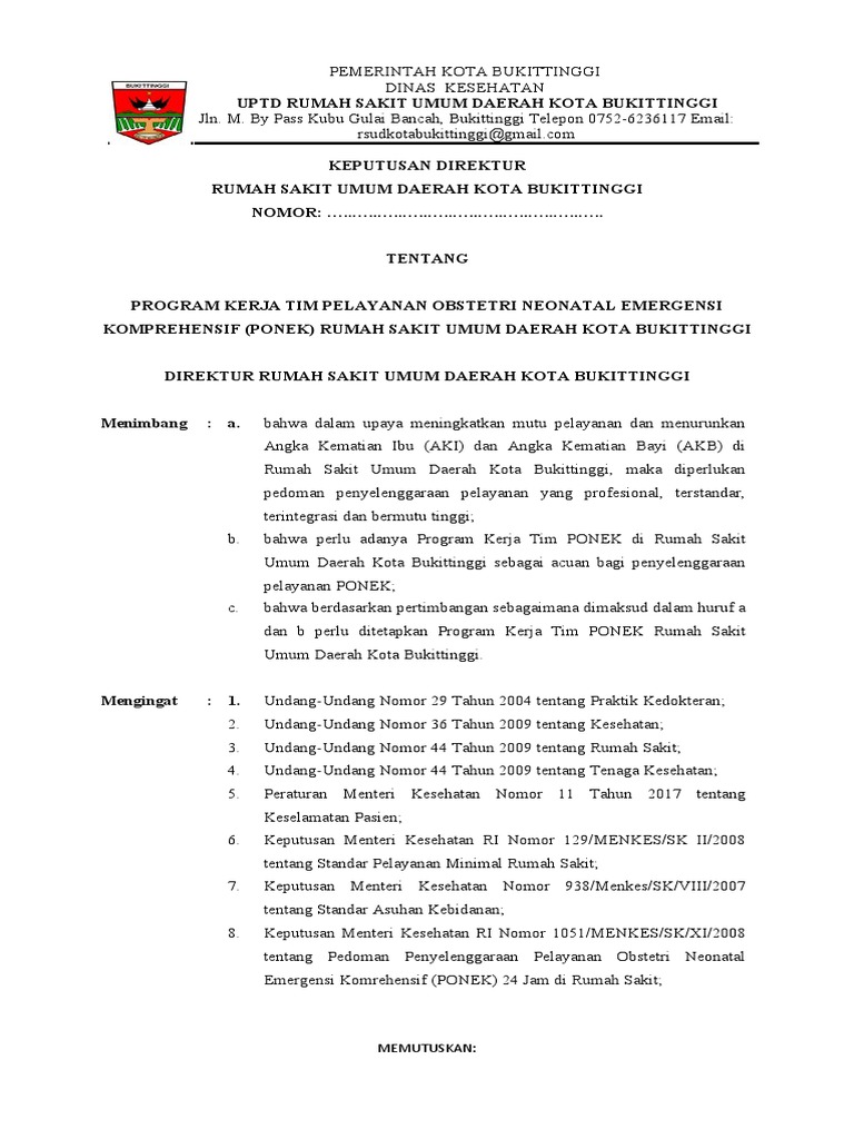 Program Kerja Tim PONEK | PDF | Sains & Matematika