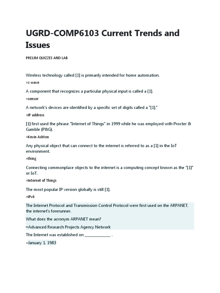 Trends and Issues | PDF