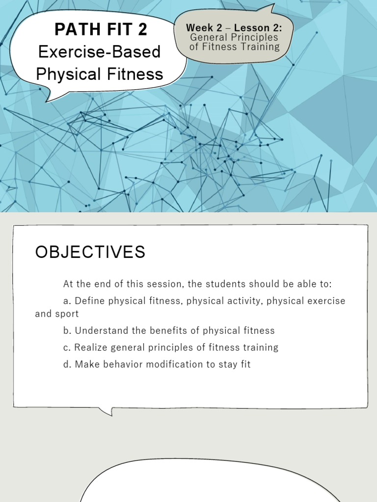 L2 - General Principles of Fitness Training | Download Free PDF | Physical Fitness ...
