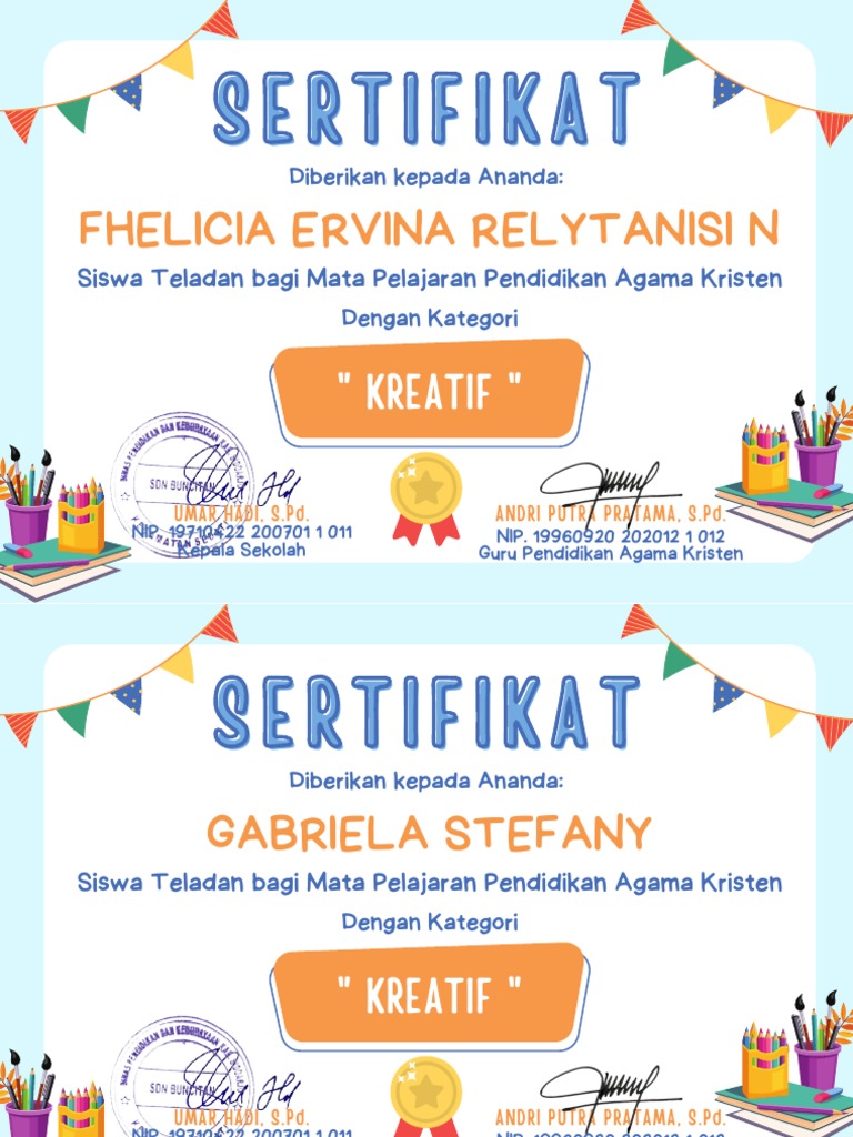Colorful Playful Coloring Competition Certificate | PDF